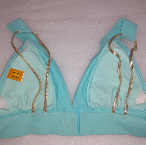Hop Lun | Swim | Bikini Top Turquoise S | Poshmark
